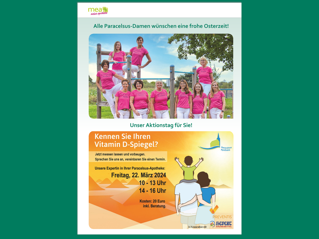 mea Handzettel - Sanacorp