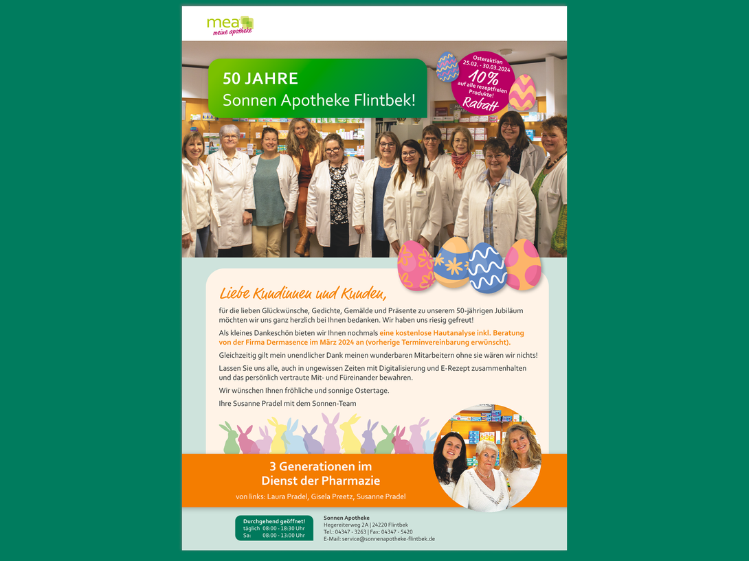 mea Handzettel - Sanacorp