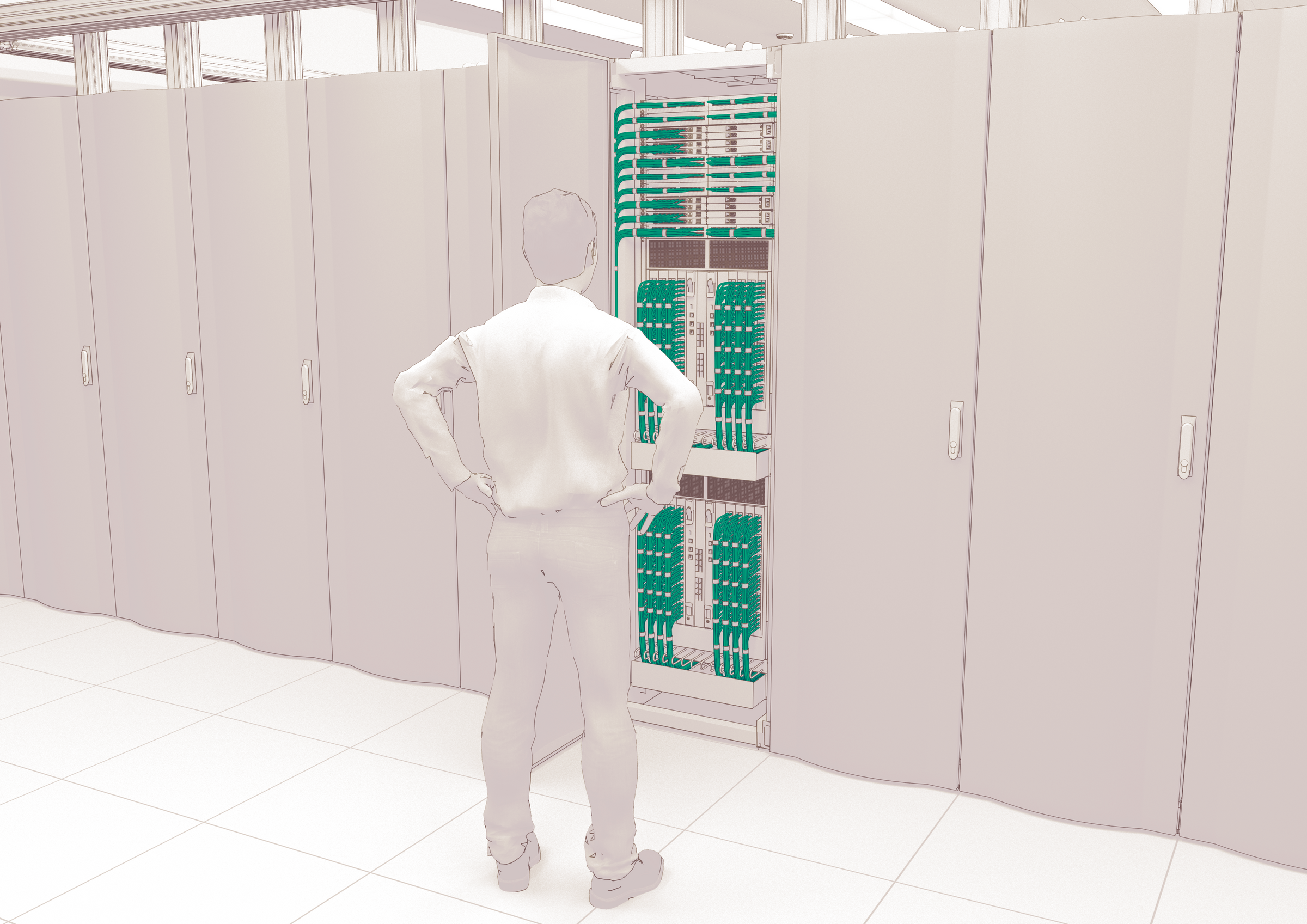 White space solutions for data centers - HUBER+SUHNER