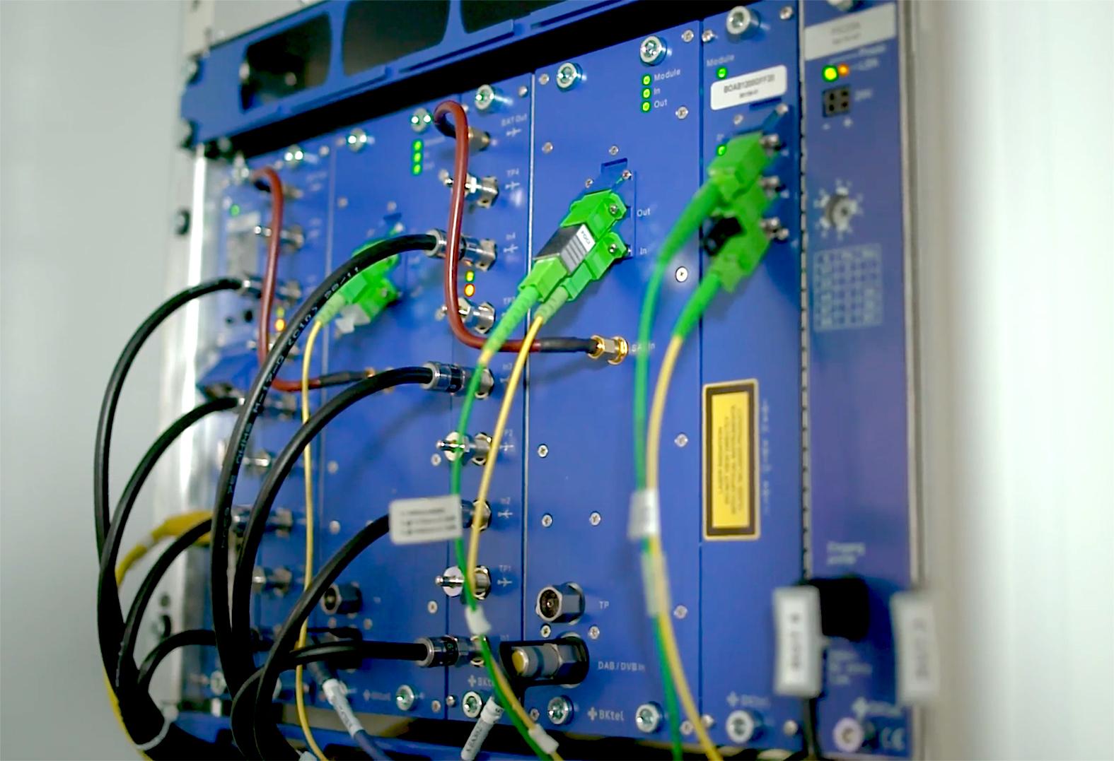 RF Video overlay for the fixed access network - HUBER+SUHNER
