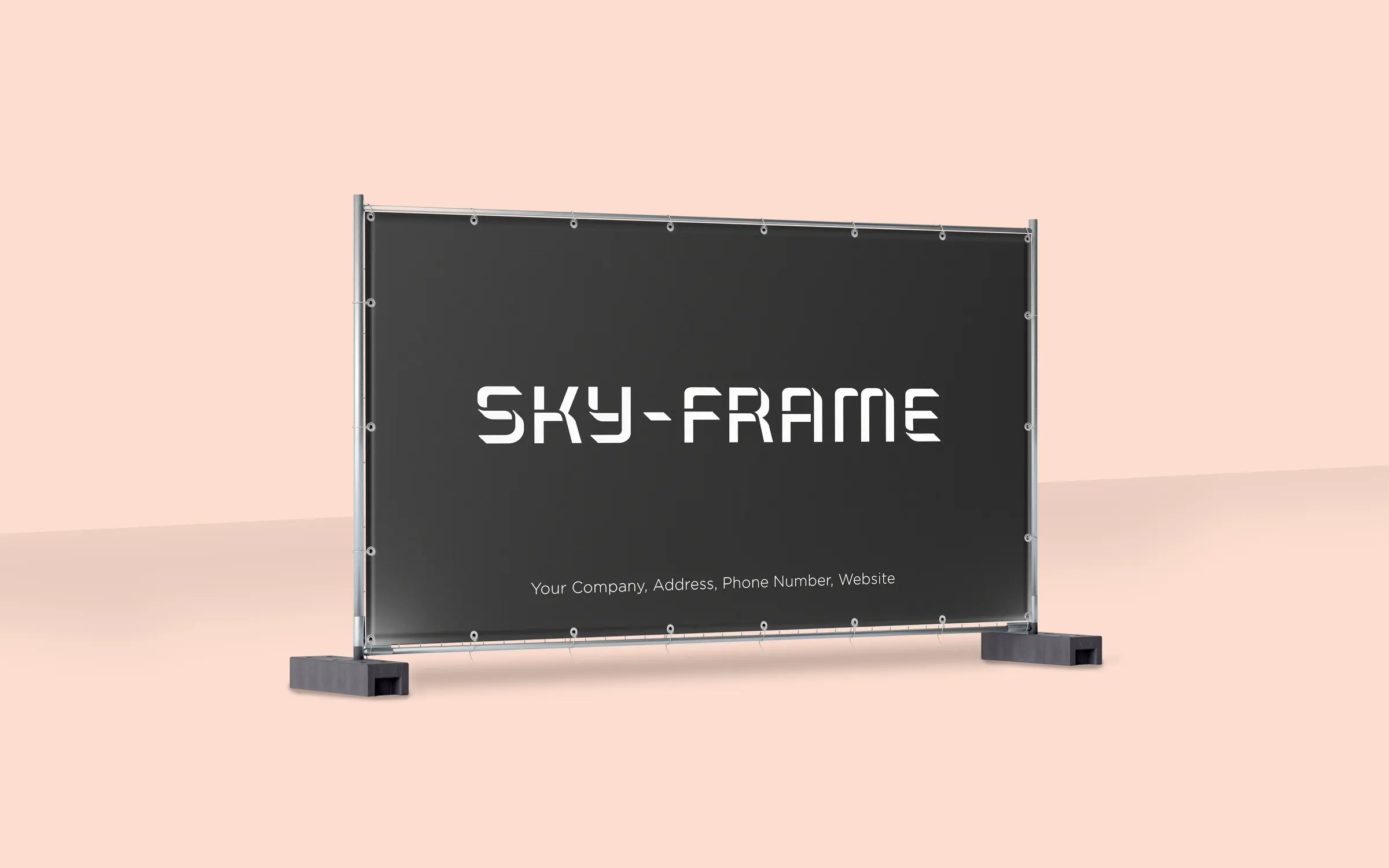 Construction Site Banner | Sky-Frame