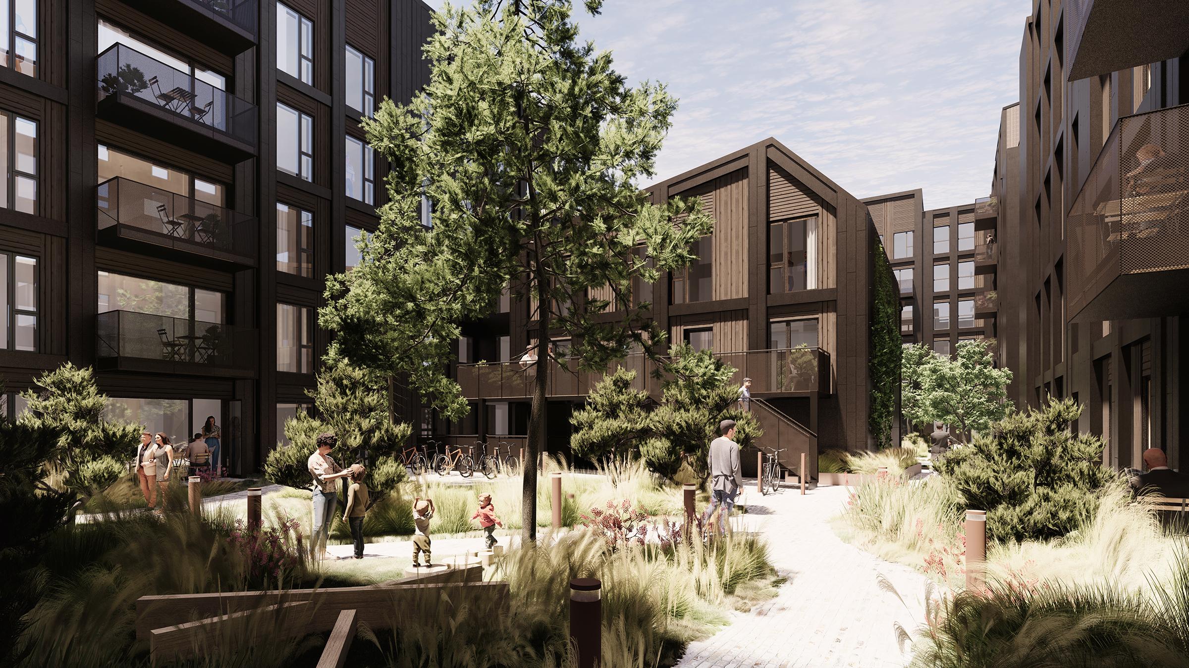 Copenhagen's new low-carbon timber district is breaking ground ...