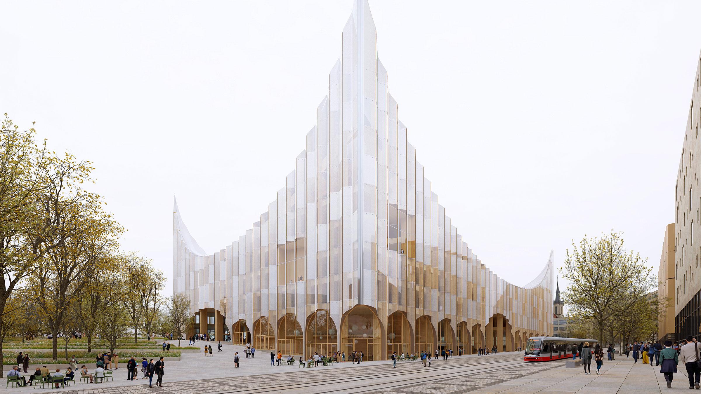 Upcycling and timber structure: Our vision for the Prague Vltava ...