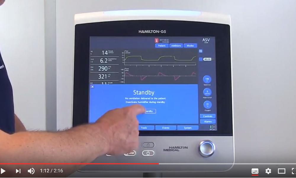 Heliox therapy with the HAMILTON-G5/S1 | Hamilton Medical