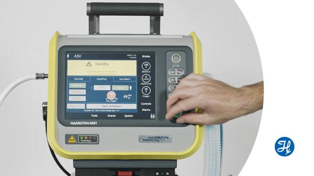 HAMILTON-MR1 training | Hamilton Medical