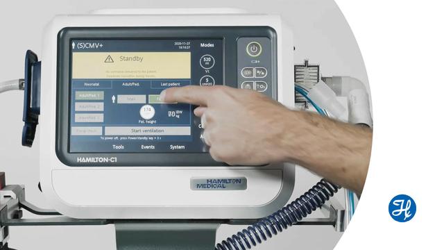 HAMILTON-C1 training