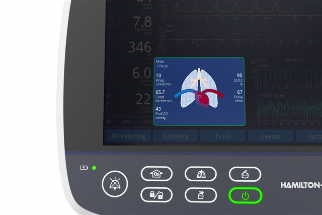 HAMILTON-C3——紧凑型高端呼吸机 | Hamilton Medical 哈美顿医疗公司