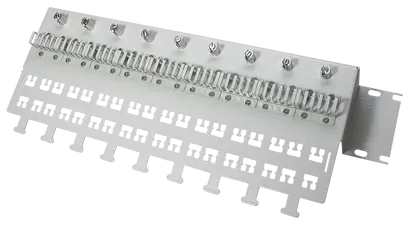 Breakout plate 19 inch CDR/NGR, small - HUBER+SUHNER