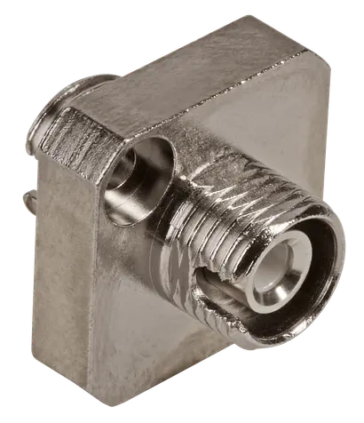 FC adapter, SM, UPC, 2-hole flange, simplex, m - HUBER+SUHNER