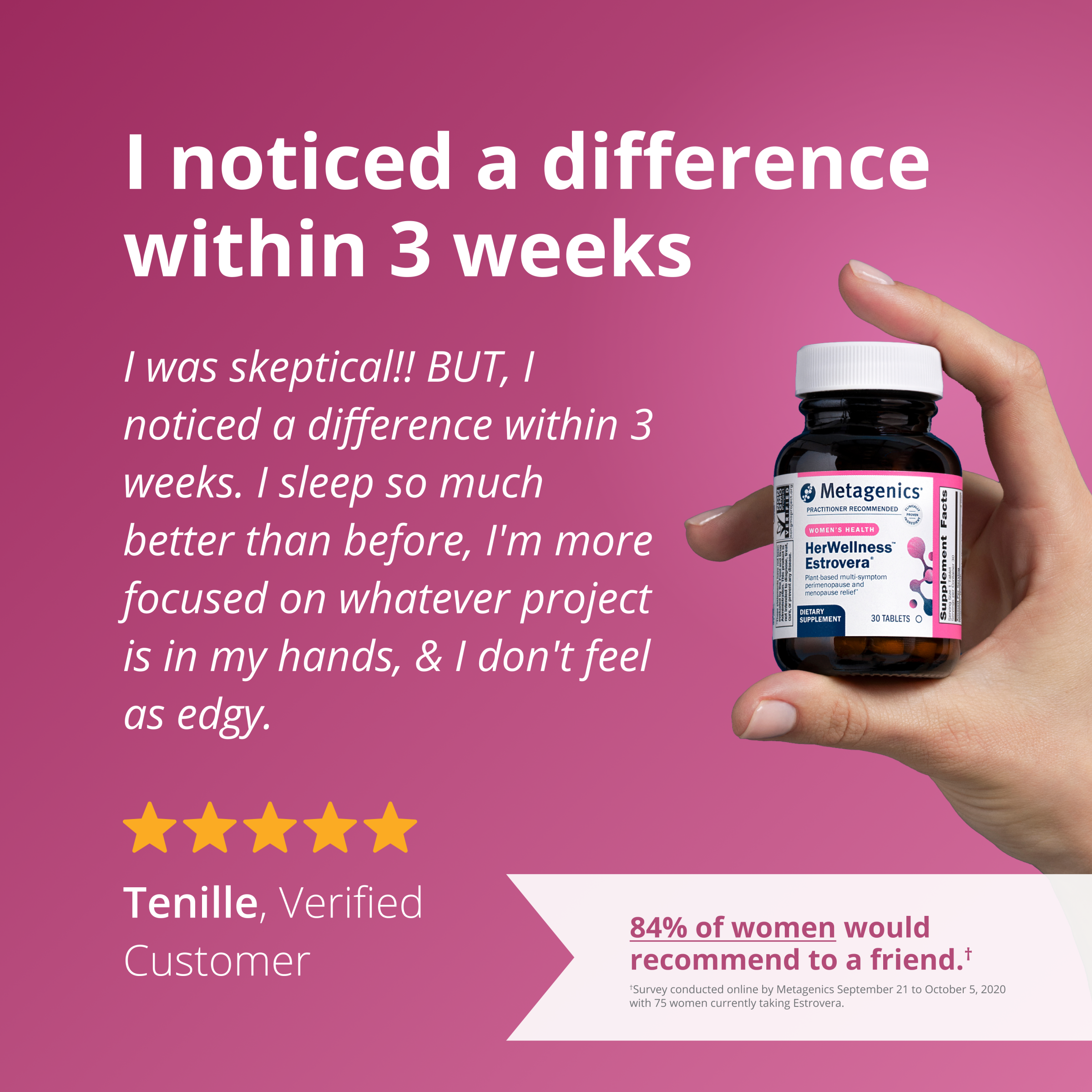 HerWellness™ Estrovera® Perimenopause & Menopause Relief | Metagenics