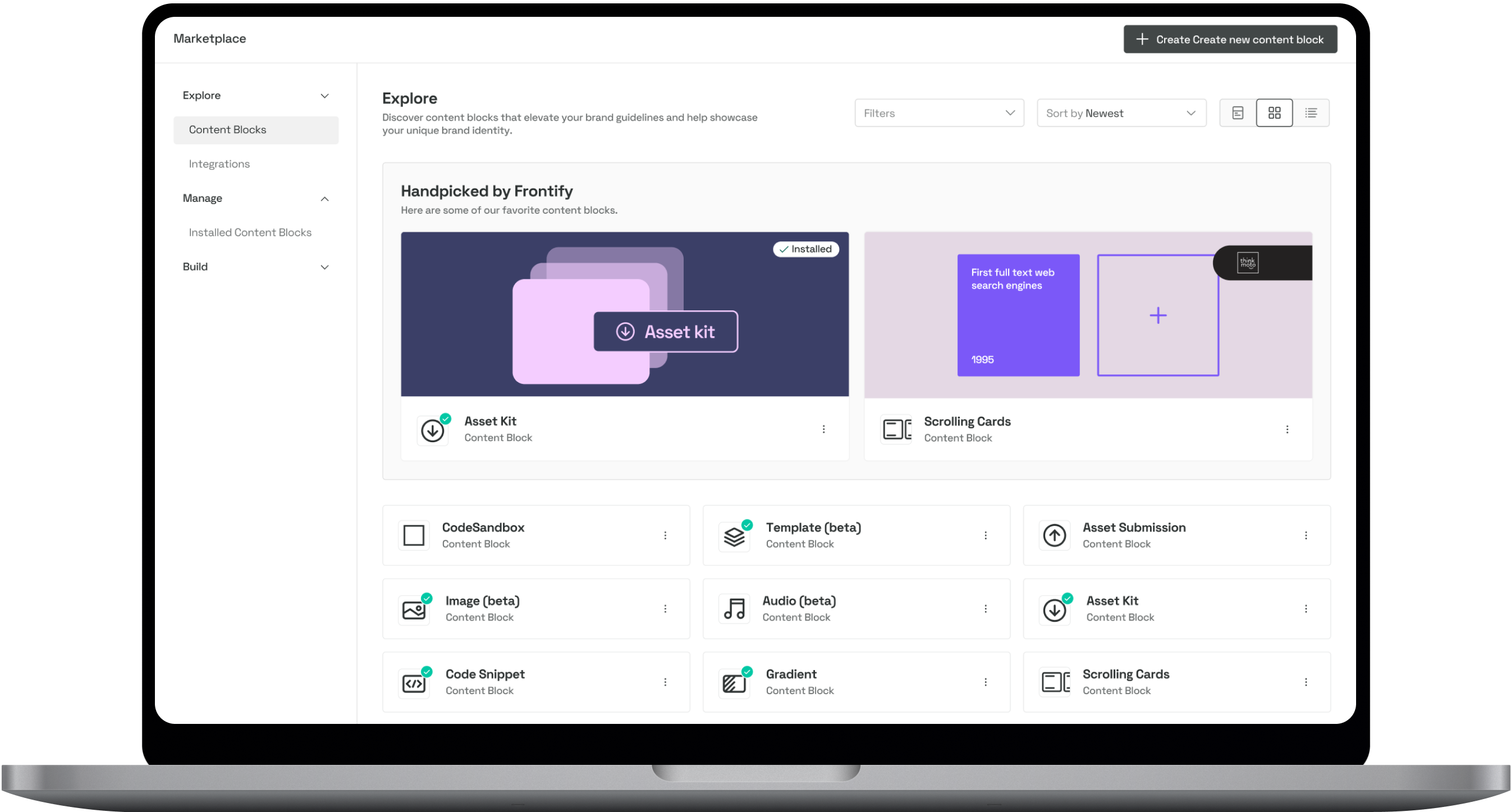 Marketplace | Frontify